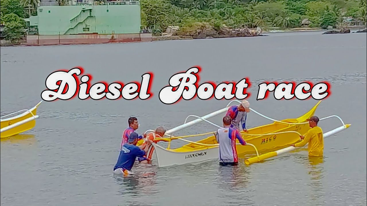 Labanan ito ng mabibilis na Banca diesel engine Boat race Subrng ...