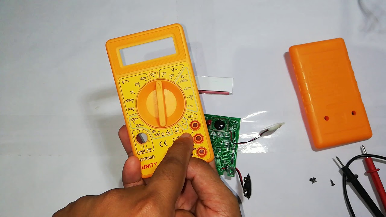 WHAT'S INSIDE IN A MULTIMETER - YouTube