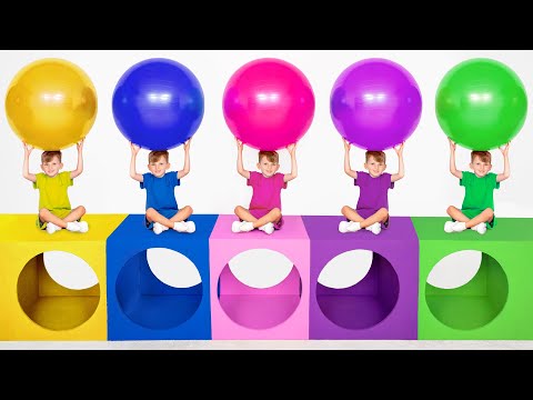 🔵🔺 Vania Mania Kids Explore Geometric Shapes: A Learning Adventure