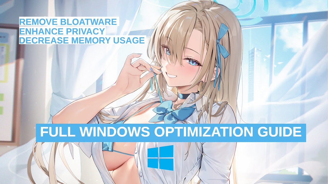 Windows optimization Full guide - YouTube