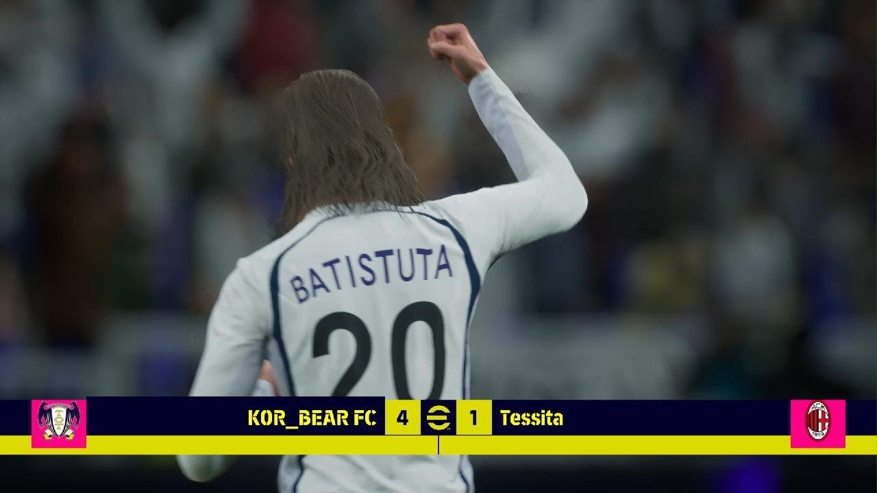 [KOR_BEAR] 바티골, 그라운드의 마지막 로맨티스트....레전드 바티스투타 영입하고 달려봅니다! - YouTube