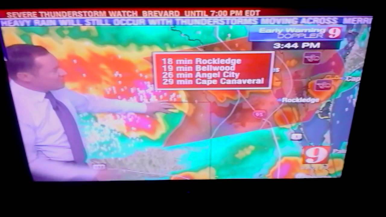 WFTV Severe Weather Coverage Part 1(4/20/15) - YouTube