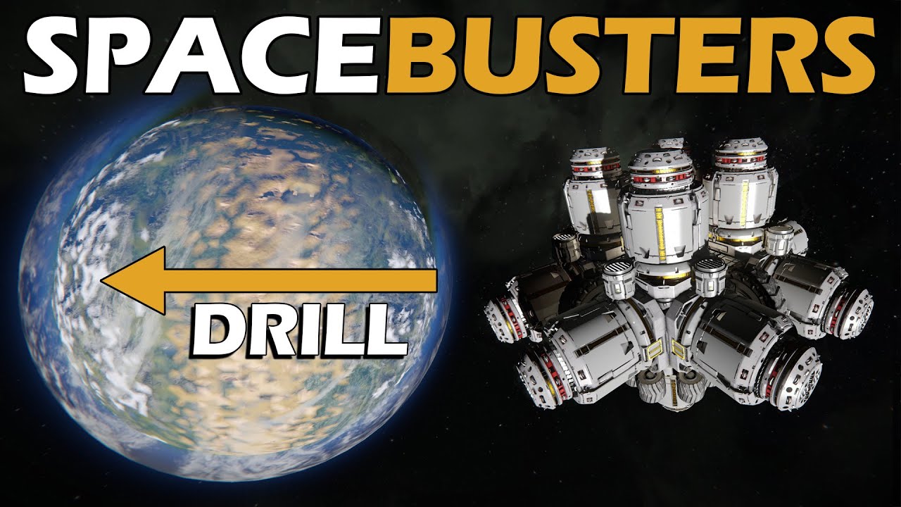 Space Busters | Drilling a Hole Through the Earth With SHIPS! | Space ...