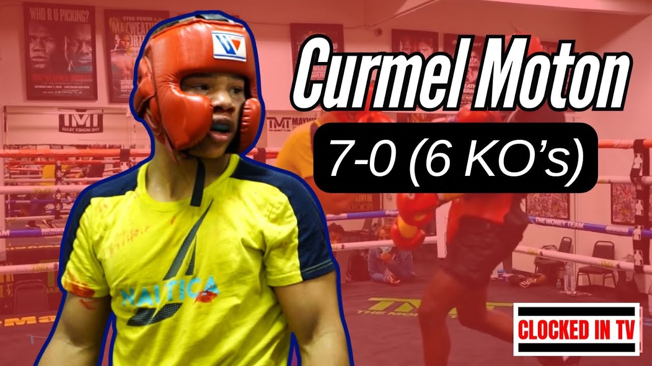 Is He Ready For Tank? Curmel Moton Sparring @ the Mayweather boxing club - YouTube