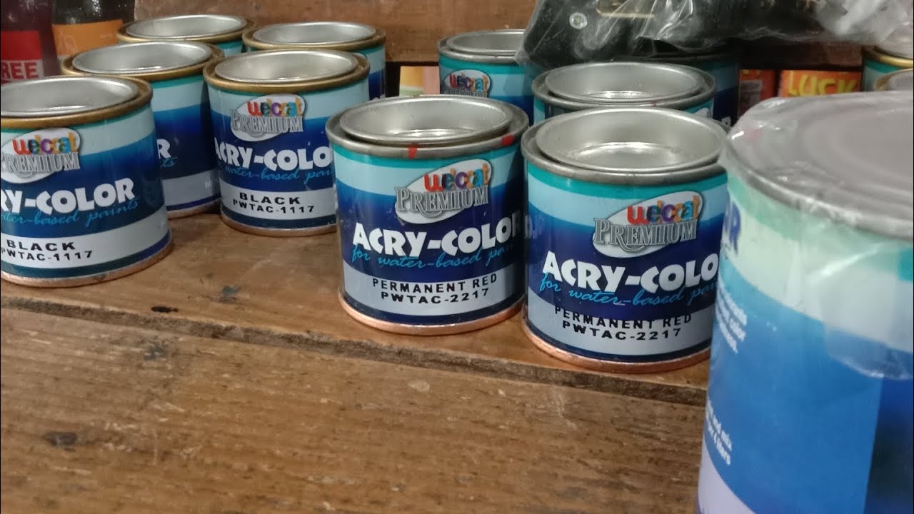 lagyan natin ng plastic ang acry-color at ting ting color #trend # ...