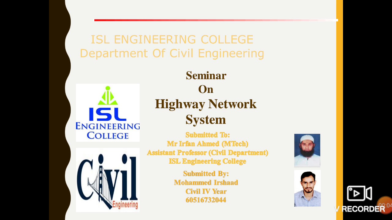 Seminar On Highway Network system - YouTube