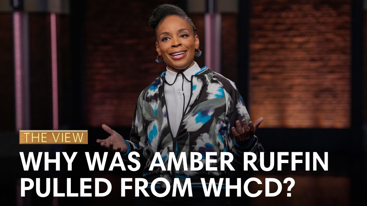 Why Was Amber Ruffin Pulled From White House Correspondents' Dinner? - YouTube