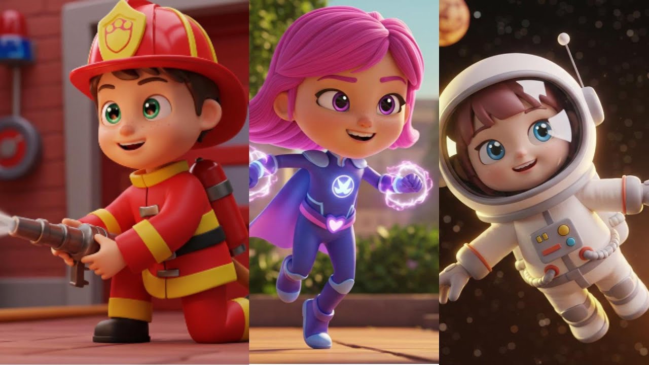 I Can Be Anything! 👩‍🚀👨‍🍳 | Dream Big Song for Kids | Sing-Along Power ...