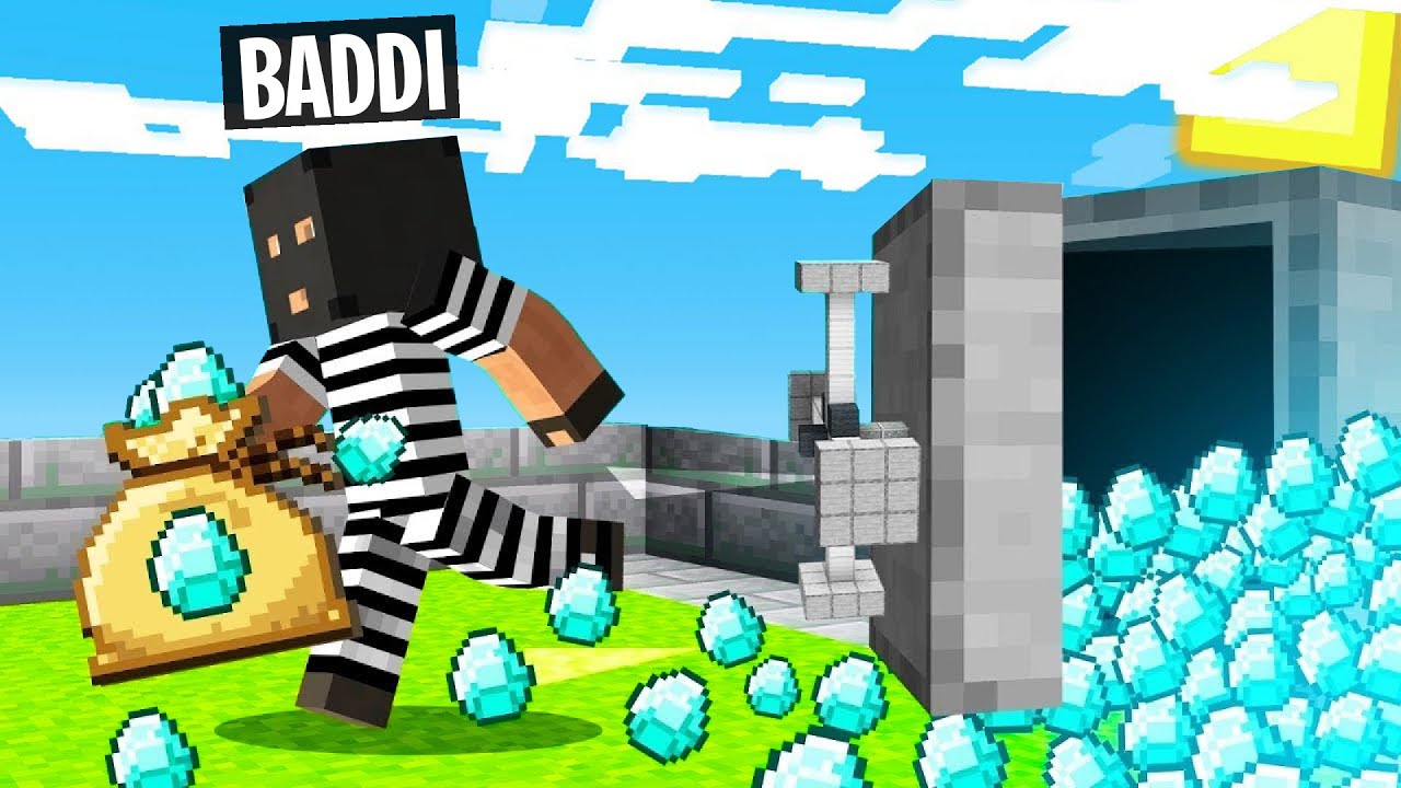 BADDI COSTRUISCE LA CASA NELLA SUPER VANILLA E RUBA DIAMANTI! - YouTube