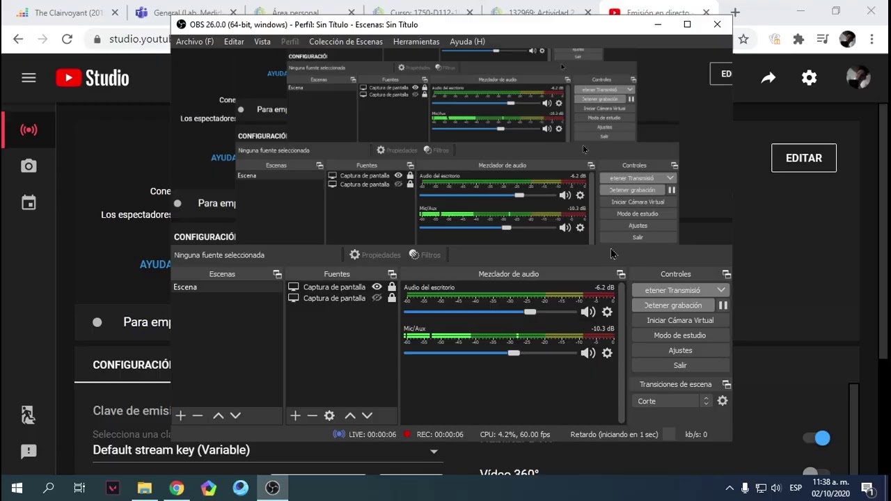 EMPEZANDO PRIMER DIRECTO - YouTube