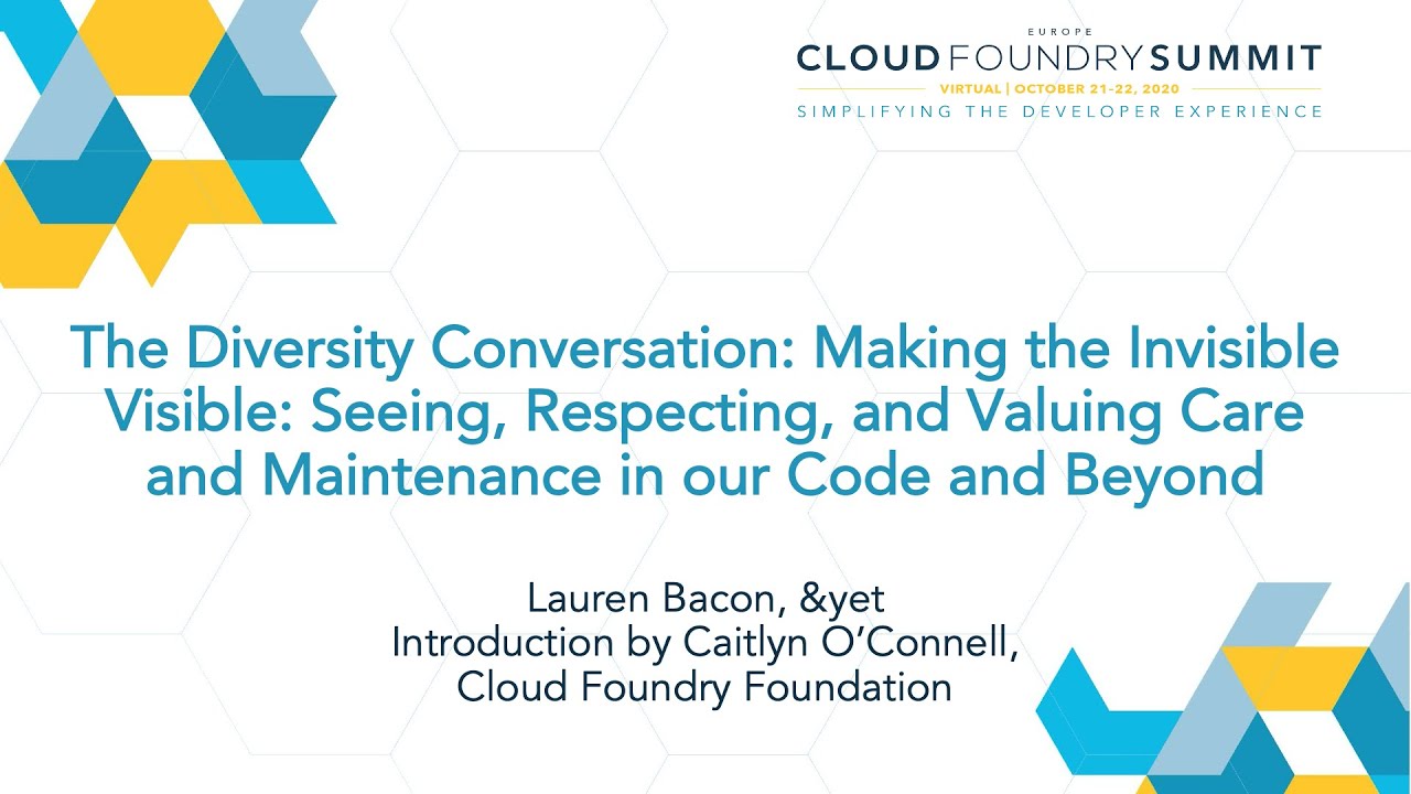 The Diversity Conversation: Making the Invisible Visible - Lauren Bacon ...