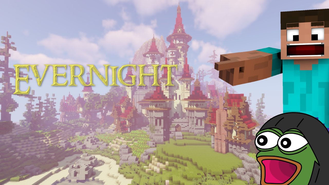 First BOSS Battle!? Minecraft EVERNIGHT #3 - YouTube