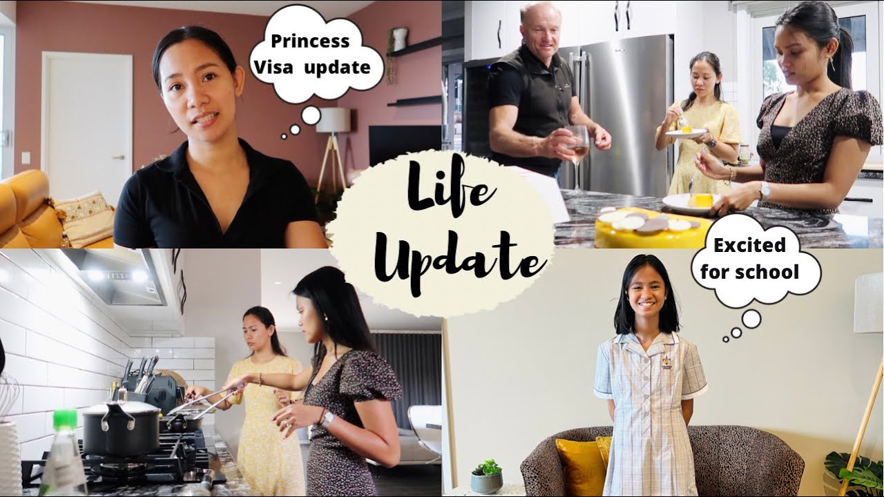 LIFE UPDATE | READY NA SYA FOR SCHOOL | VISA UPDATE | DINNER SA BAHAY ...