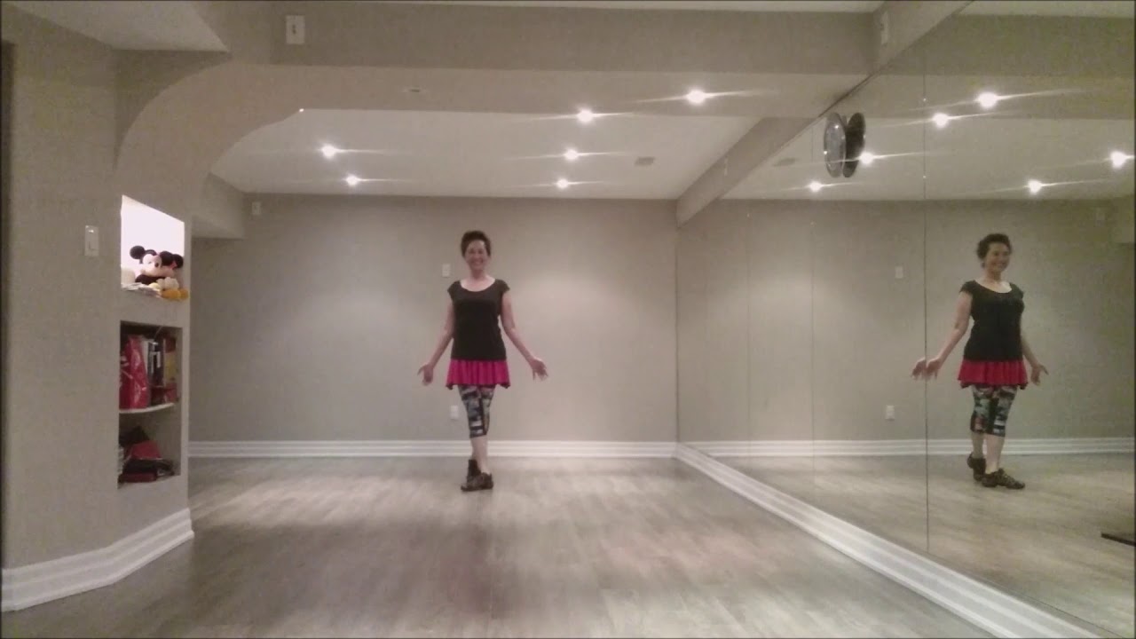 Be My Baby line dance (dance & teach) - YouTube