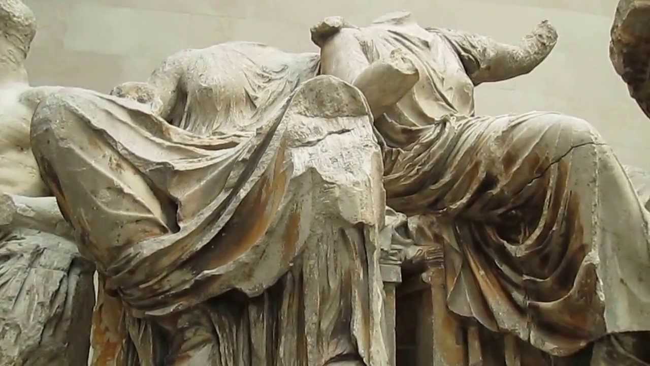 Restos del Partenón Frontón Oriental / East pediment of the Parthenon ...