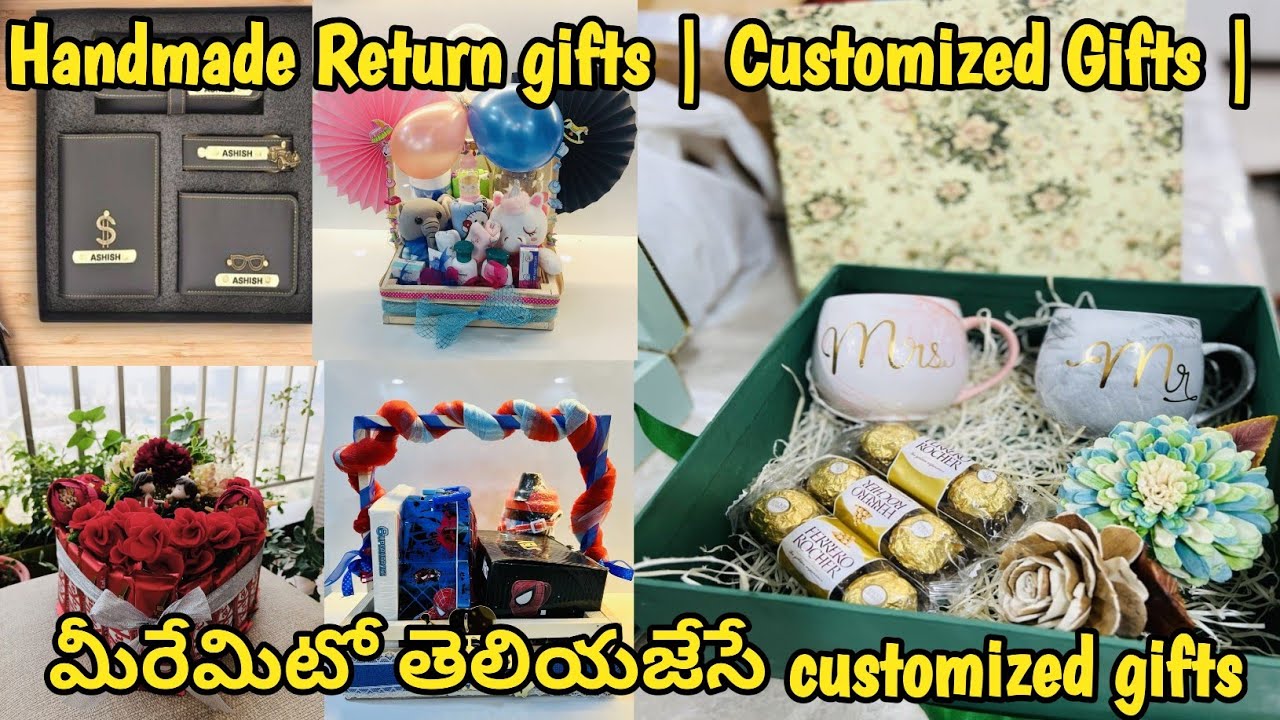 premium look customized gifts & return gifts | unboxing memories ...