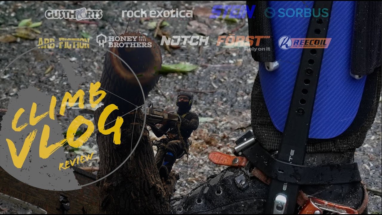 🌳 STEIN ELEVATE SPIKES || LARGE POPLAR REMOVAL || 🌳 Tree Surgeon / Arborist || REVIEW - YouTube