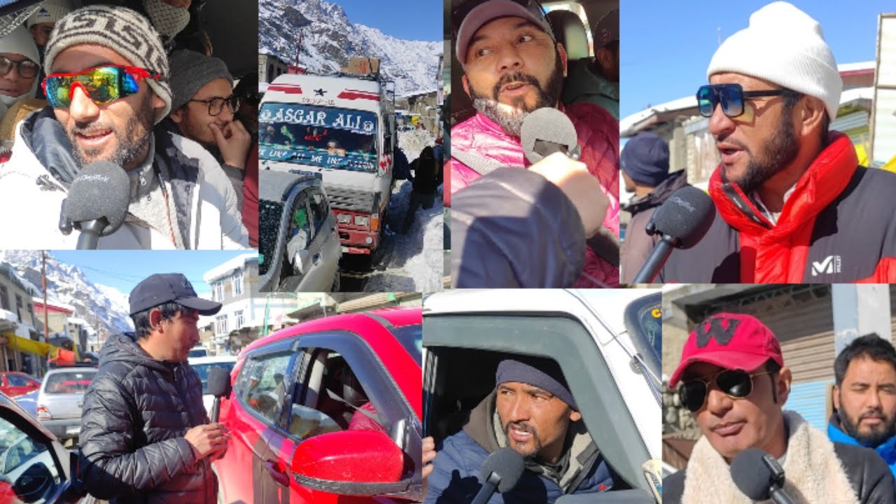 The snow has not been removed from Sankoo Main Market . people are ...
