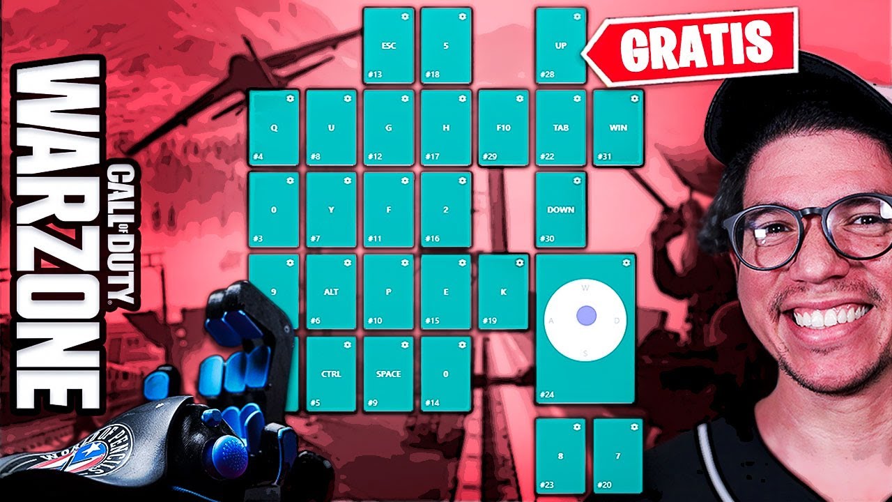 Azeron Keypad para WARZONE, Configuración de botones GRATIS!! - YouTube
