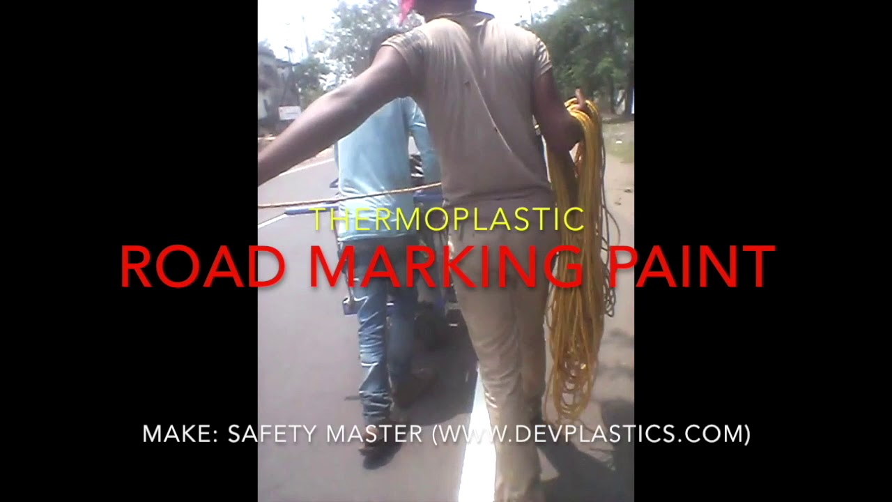 SAFETY MASTER THERMOPLASTIC ROAD MARKING COMPOUND - YouTube