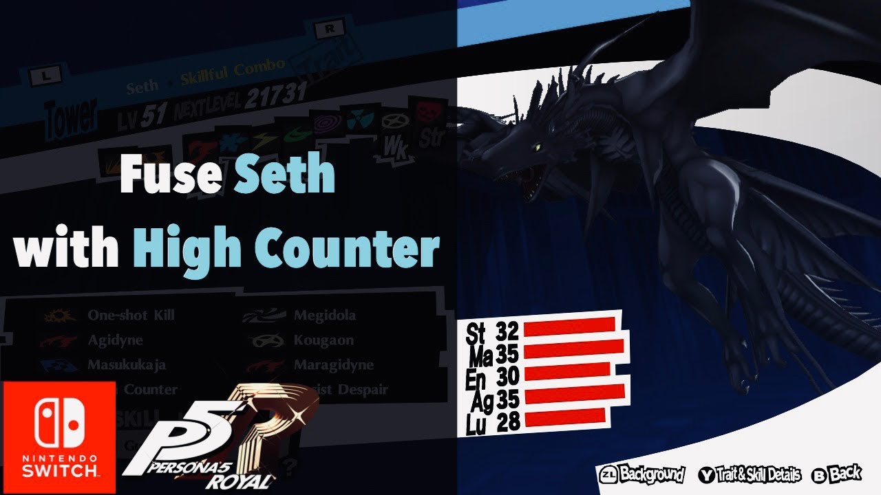 Persona 5 Royal: Seth with High Counter / Nintendo Switch - YouTube
