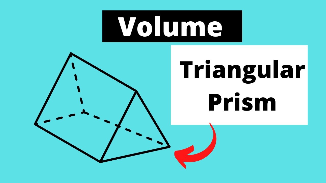 Finding the volume of a Triangular Prism - YouTube