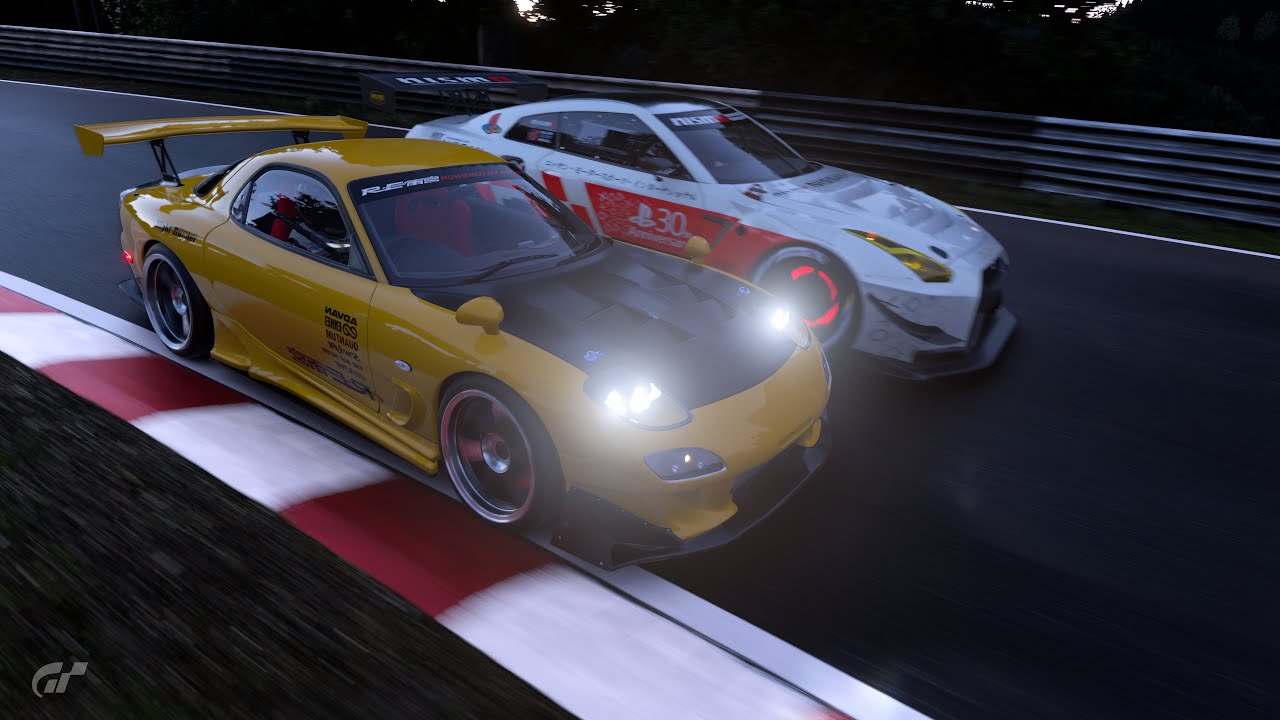 [PS5] GT7 Nürburgring RE Amemiya FD3S RX-7 VS NISSAN GT-R NISMO GT3 '18 ...