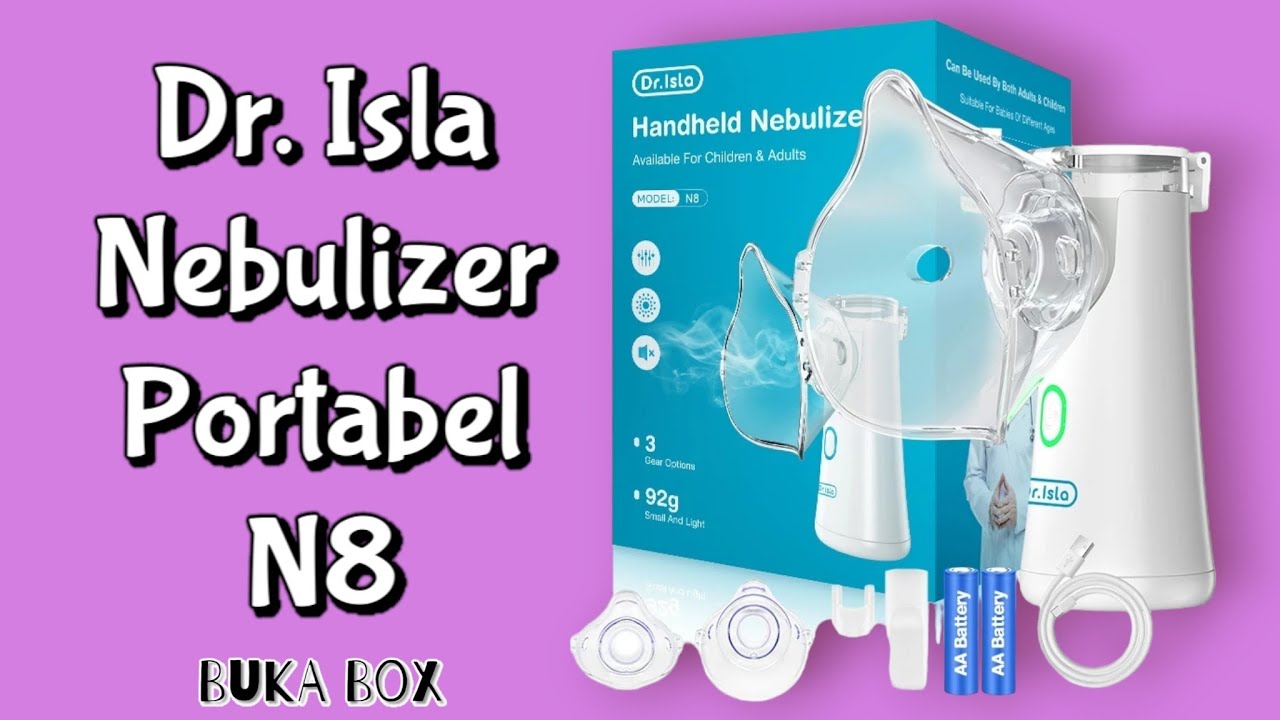 Dr. Isla Nebulizer Portable Model N8 | Buka Box - YouTube