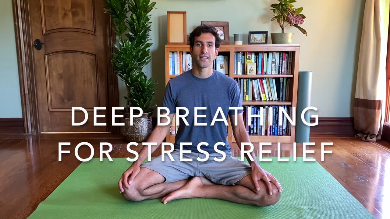 Deep Breathing For Stress Relief - YouTube