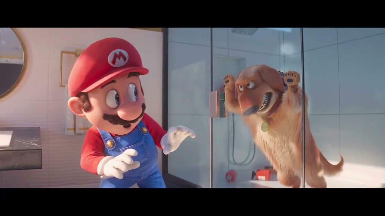 The Super Mario Bros. Movie - Apartment Bathroom (Full Movie Clip ...