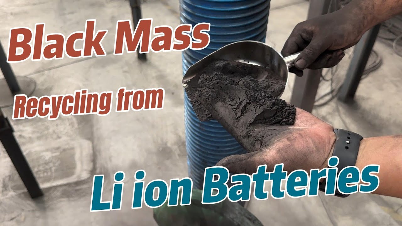 Black Powder Recycling From Waste Lithium Batteries - YouTube