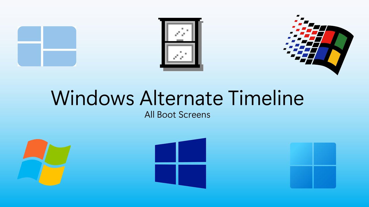 Windows Alternate Timeline R1: All Boot Screens - YouTube