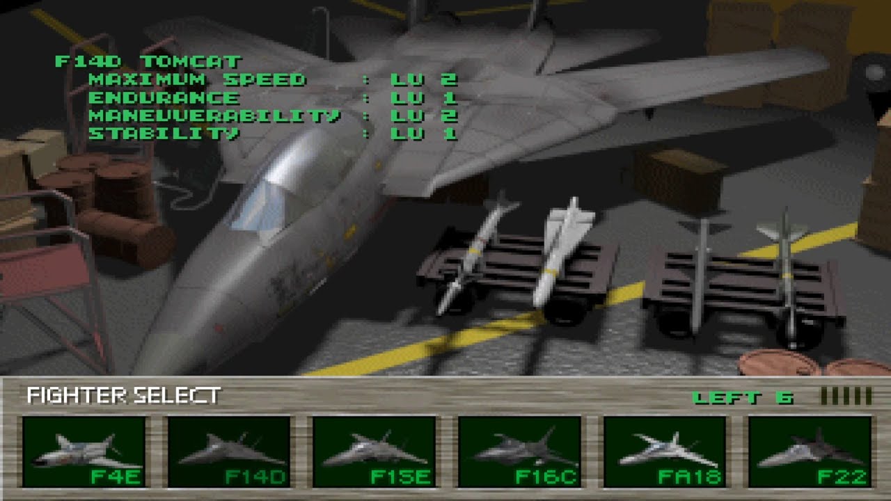 Bogey: Dead 6 All Aircraft [PS1] - YouTube
