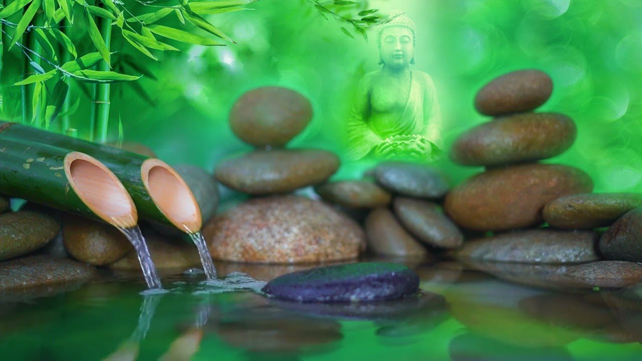 Relax with soothing piano music like flowing water, lullabies, water ...