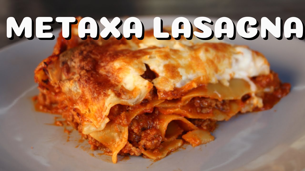 GYROS LASAGNA with METAXA SAUCE - my BEST RECIPE for LASAGNA - 0815BBQ ...