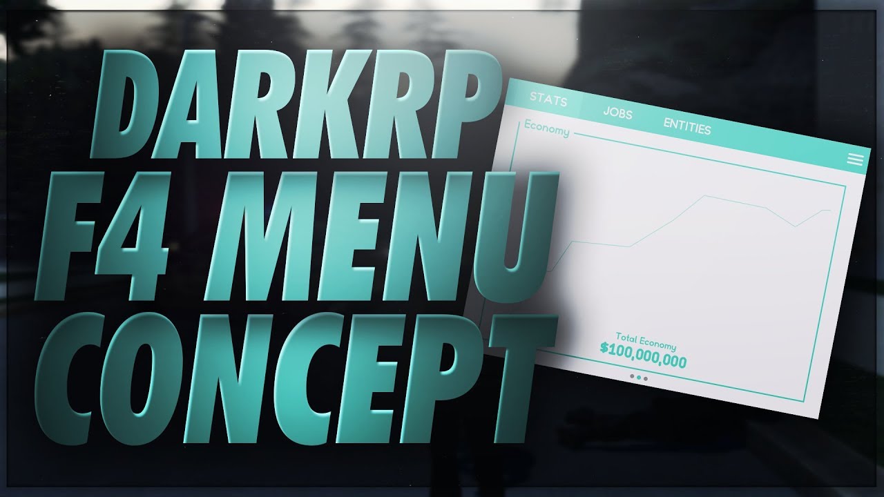 [GMOD] DarkRP F4 Menu Concept | SpeedArt - YouTube
