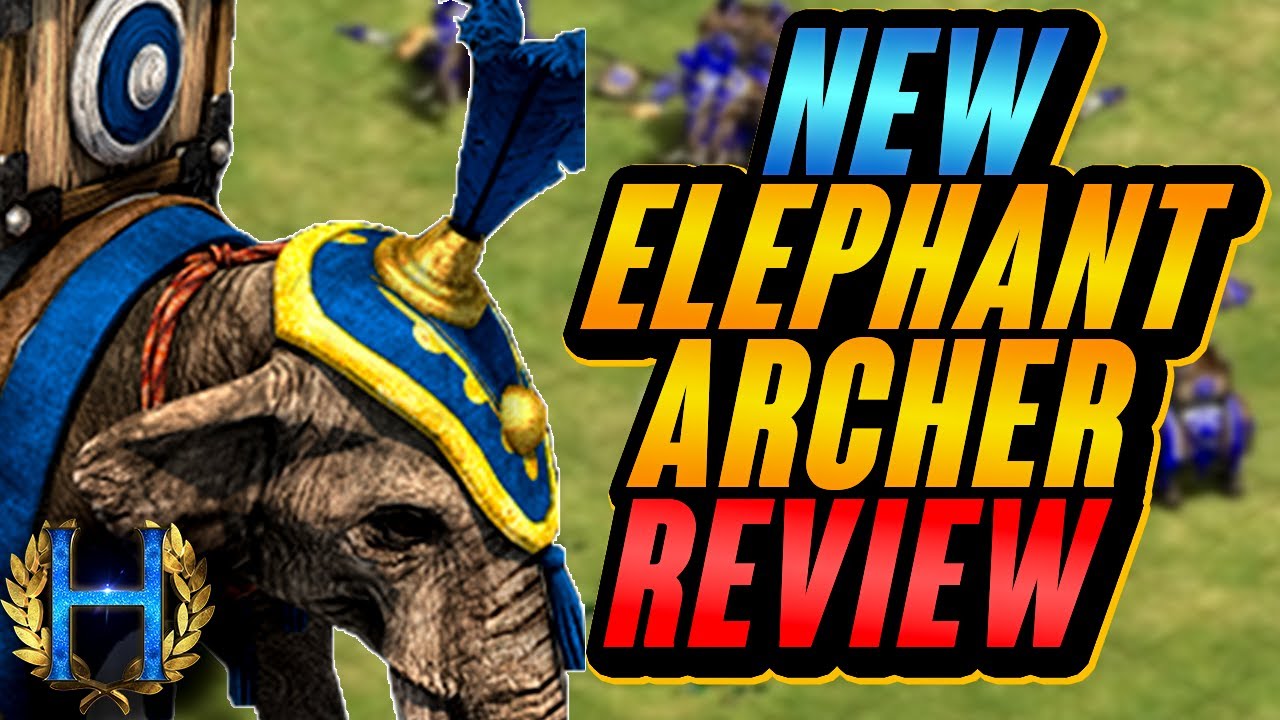 First Look At The New Elephant Archers | AoE2 - YouTube