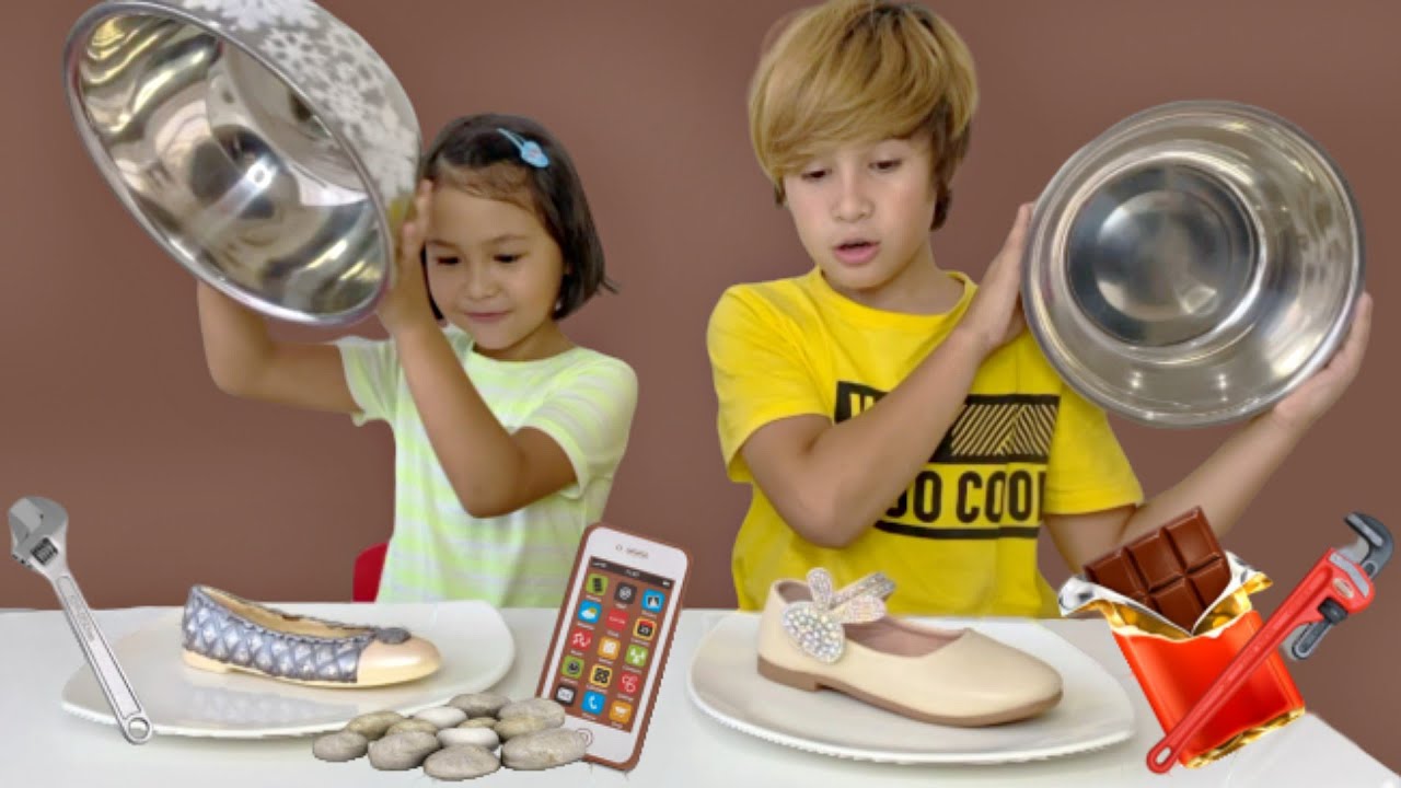 REAL VS CHOCOLATE FOOD CHALLENGE !! - YouTube