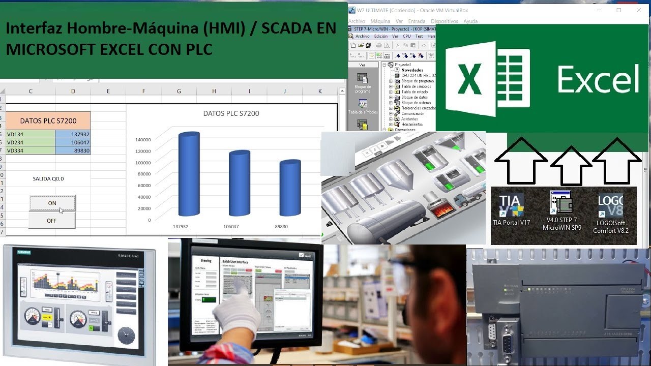 ¿Controlar un PLC desde Excel? ¡Los Resultados te Sorprenderán! - YouTube