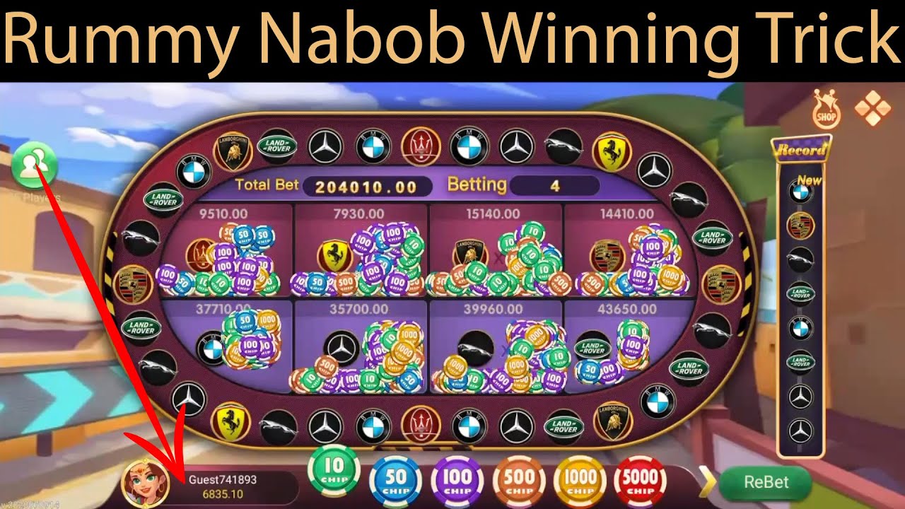 Rummy Nabob Unlimited Trick | Car Roulette Winning Trick | Rummy Nabob ...