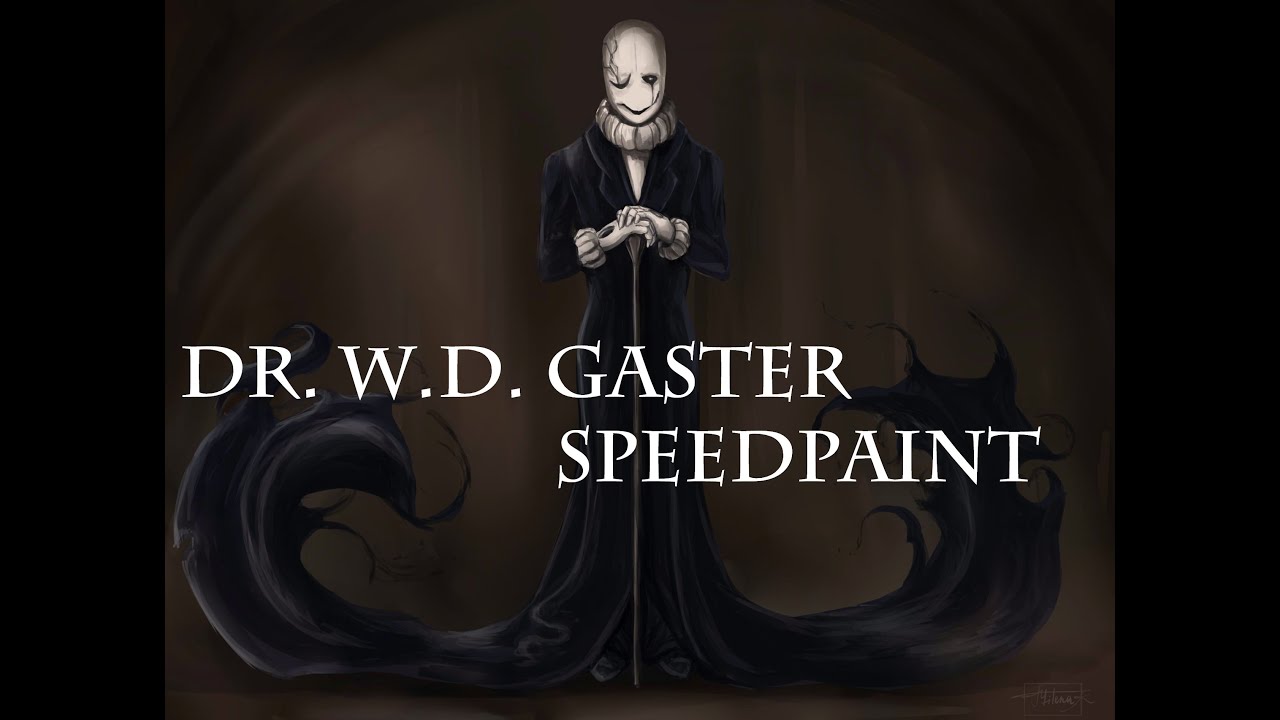 Dr. W.D. Gaster |Undertale speedpaint| - YouTube