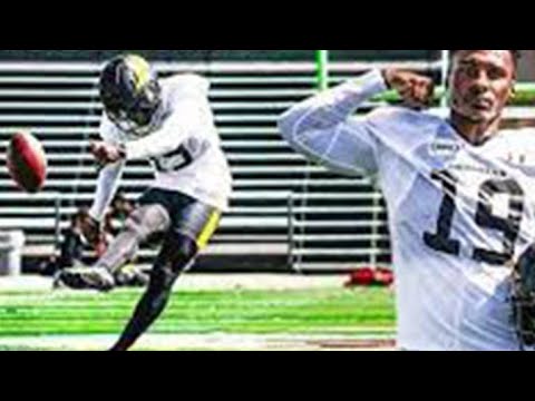 MY FIRST PRACTICE AS A PRO FOOTBALL PLAYER (PROJECT NFL EP. 5 - YouTube