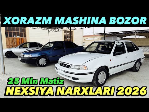 ХОРАЗМ МАШИНА БОЗОРИ НЕХСИЯ 1 НЕХИЯ 2 НАРХЛАРИ /Urganch mashina bozor bosh to'lavsiz mashinalar