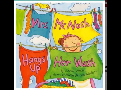 MRS. MCNOSH HANGS UP HER WASH (AND EVERYTHING ELSE!) - YouTube