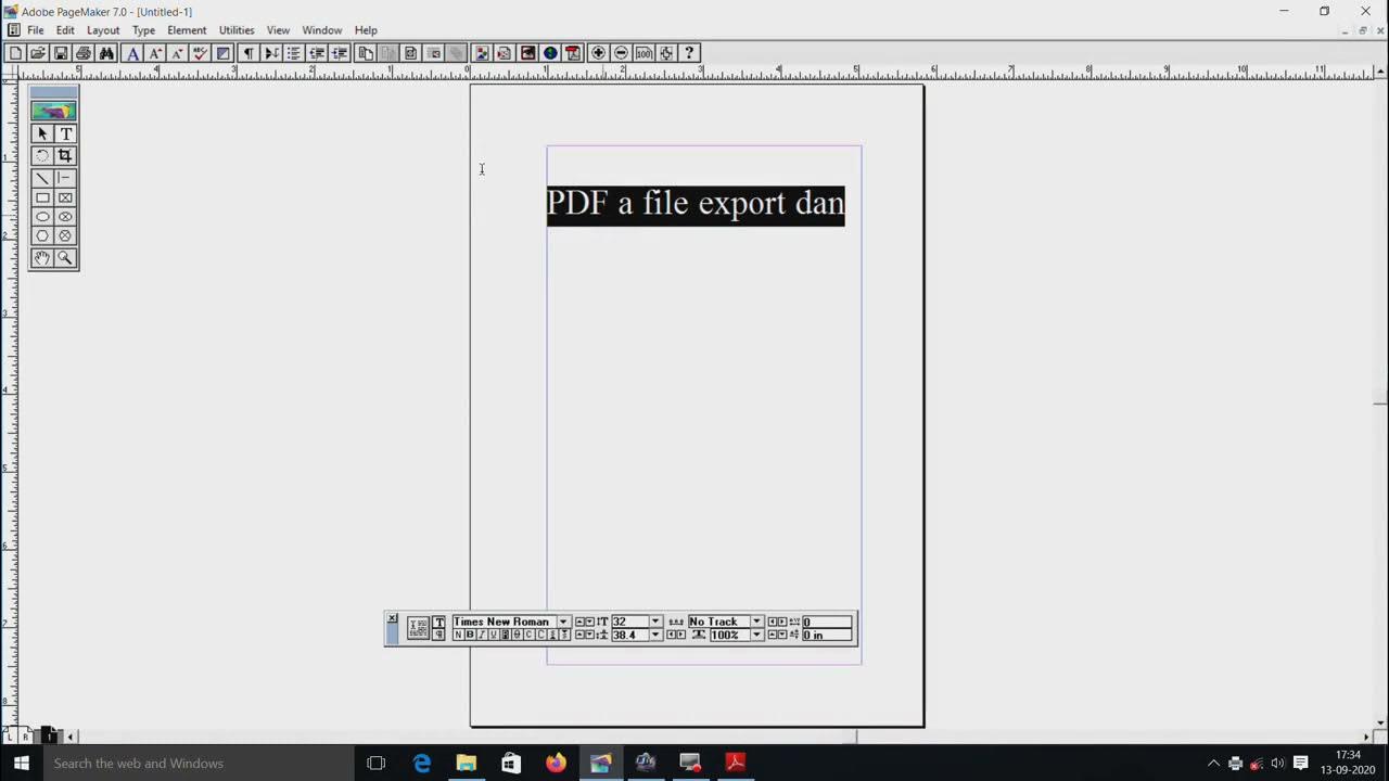 Adobe Pagemaker file PDF a convert dan - YouTube