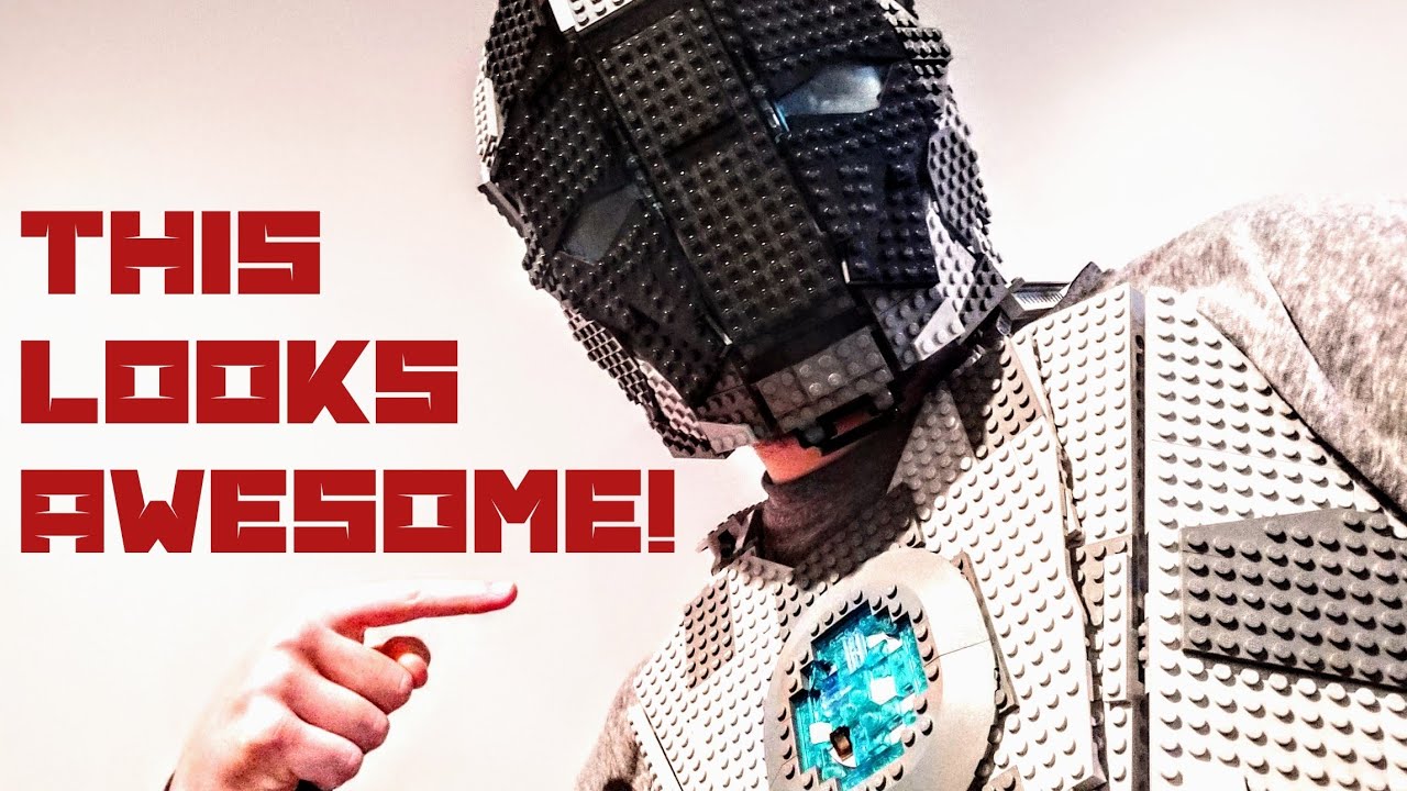 Lego Iron-man chest plate. - YouTube