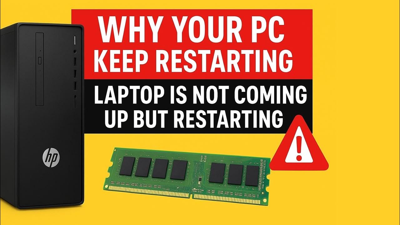 Hp Desktop || Why Your PC Keep restarting || Laptop Is not Coming Up ...