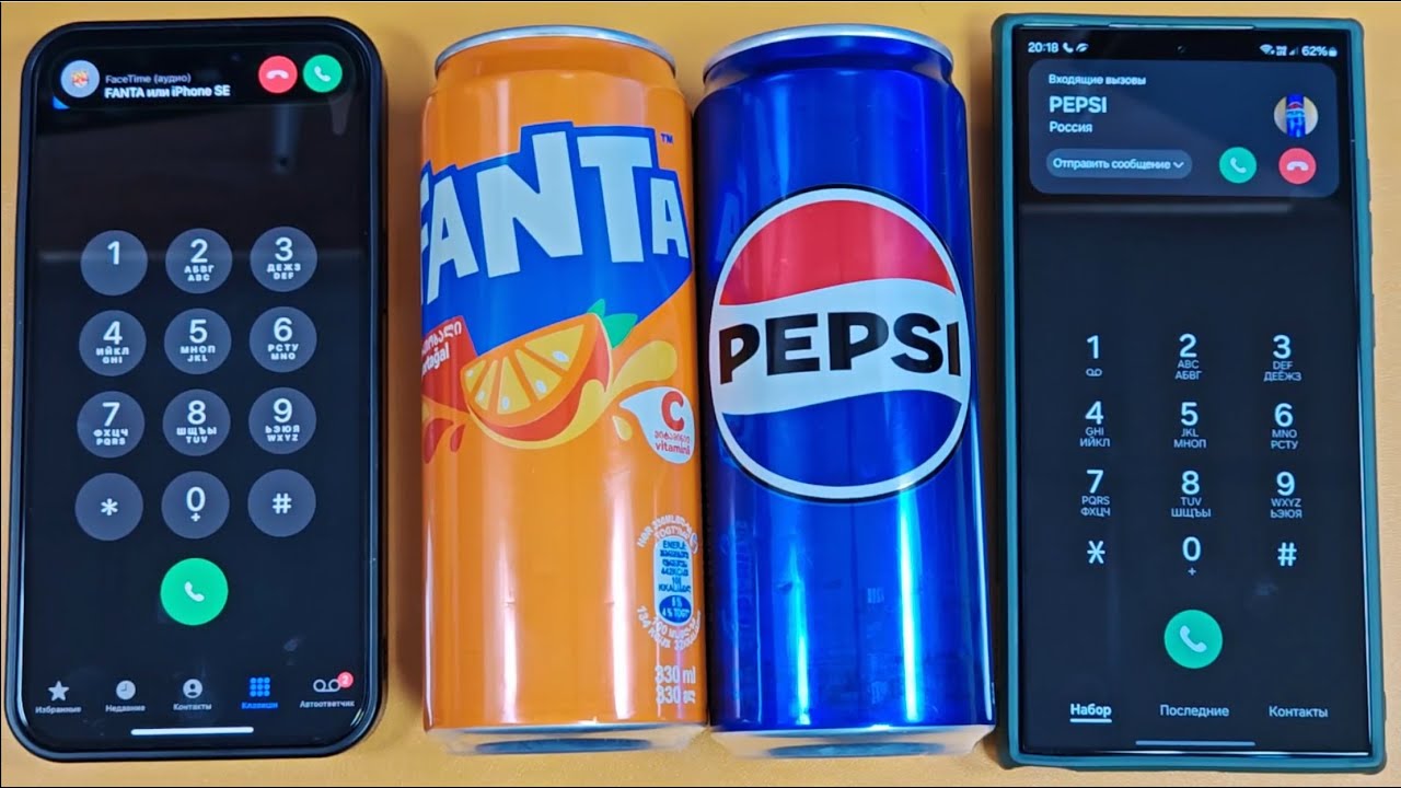 FANTA VS PEPSI INCOMING CALL IPHONE 16 PRO MAX VS SAMSUNG GALAXY S24 ...
