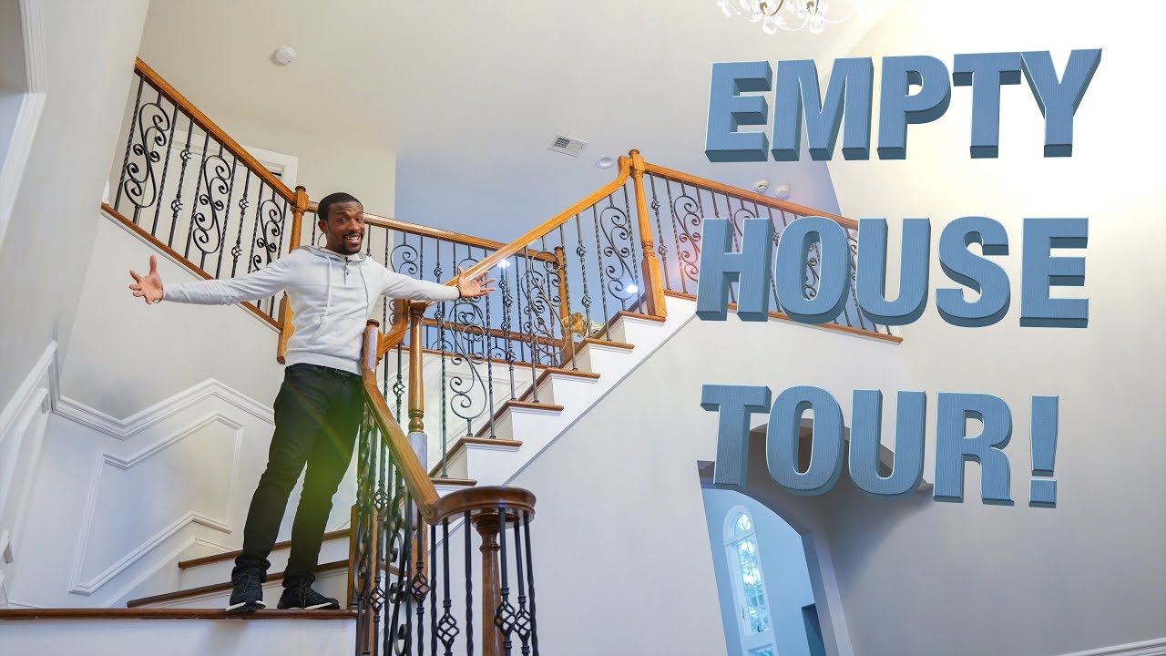Empty House Tour 2018! (Building Our Ultimate Smart Home) - YouTube
