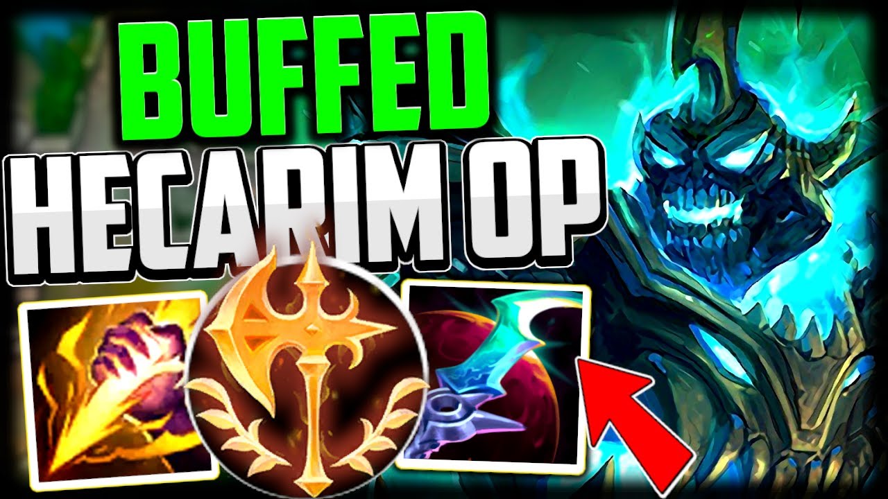 Riot "Adjusted" Hecarim into the STRONGEST JUNGLER IN THE GAME👌 ...